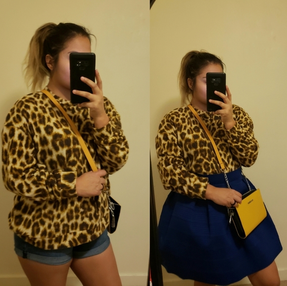 Zara | Sweaters | Zara Leopard Print Sweater | Poshmark
